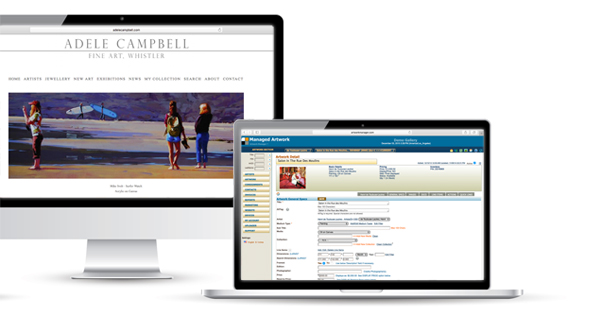 Managed Artwork Art Gallery Software